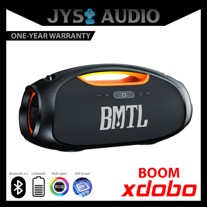 XDOBO BMTL Boom 100 Watts Portable Boombox Bluetooth Speaker True ...