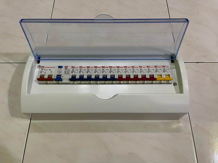 ELECTRIC KOTAK SUIS BARIS MAIN ELECTRICAL FULL SET CONSUMER BOX 18.5 ...