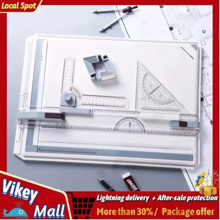 School Office Wooden Board Drafting Table A3 Drawing Board Parallel ...