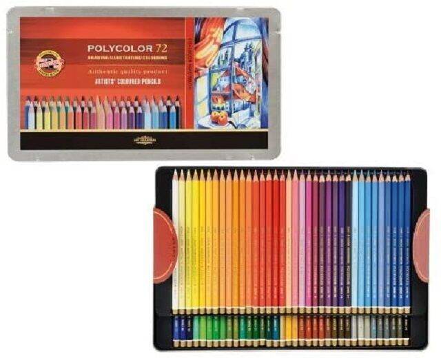KOH-I-NOOR Polycolor Colored Pencil 72 Color Set | Lazada PH