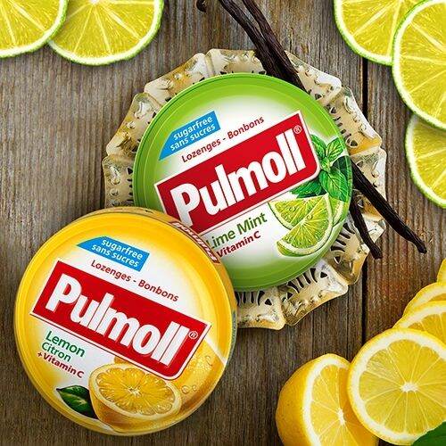 Pulmoll Germany ลูกอม ลูกอมผลไม้ วิตามินซีสูง Vitamin C Sugar Free ...