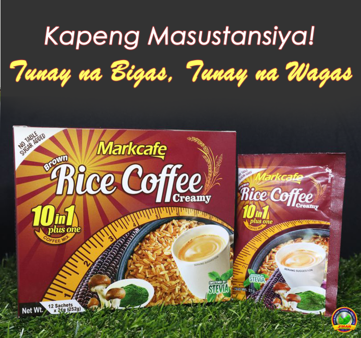 Markcafe Creamy Brown Rice Coffee Sweetened by Stevia 10in1 Plus One ...