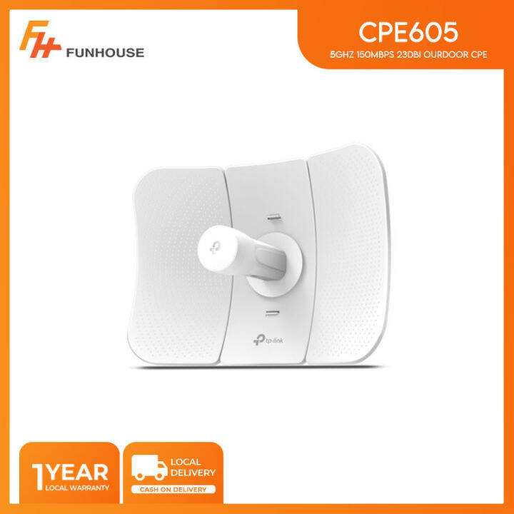 Tp-Link CPE605 5GHz 150Mbps 23dBi Outdoor CPE Outdoor AP Point to Point ...