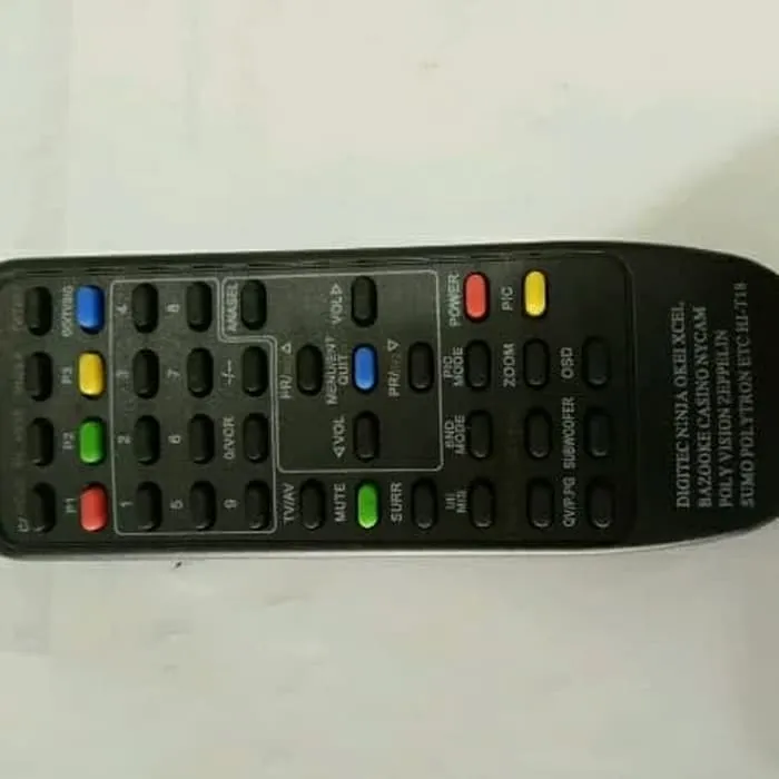 POLYTRON Remote Remot Rimot TV Televisi Tabung Polytron Digitec Ninja ...