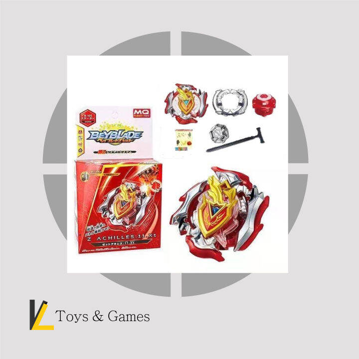 Mainan gasing beyblade stormgyro tornado burst MQ Z Achilles B-105 ...