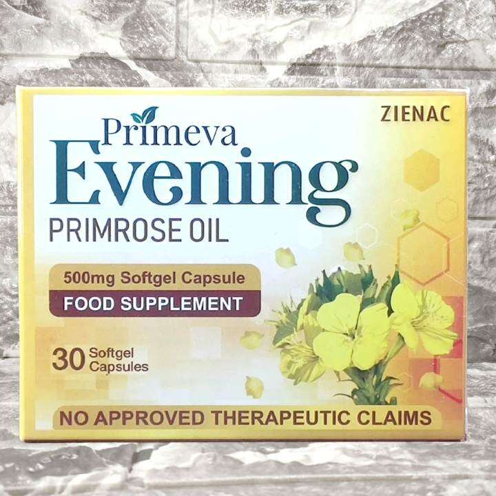 PRIMEVA (Evening Primrose Oil 500mg) 30 Softgel Capsules | Lazada PH