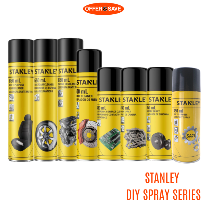 Stanley Multipurpose lubricant spray automotive spray contact cleaner ...