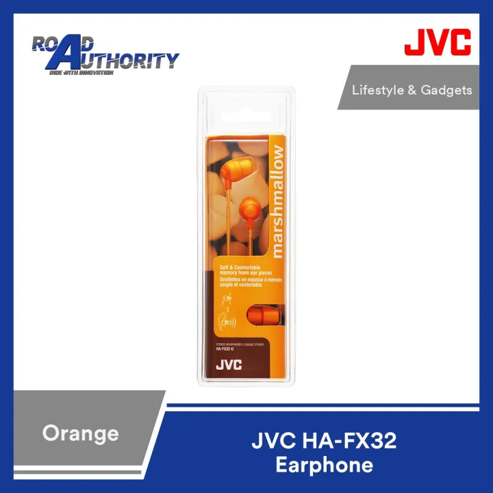 JVC HA-FX32 In-Ear Headphone (Orange) | Lazada PH