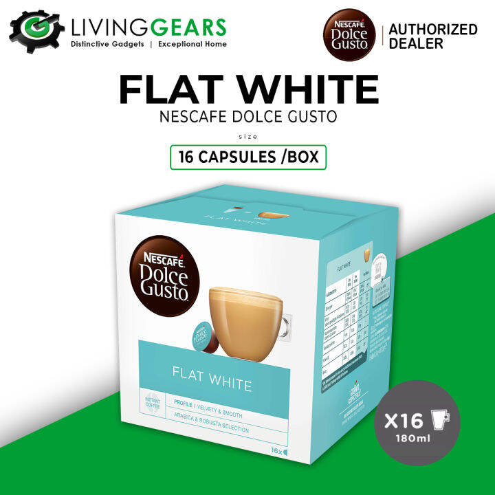NESCAFE DOLCE GUSTO Flat White 16 Capsules/Box | Lazada