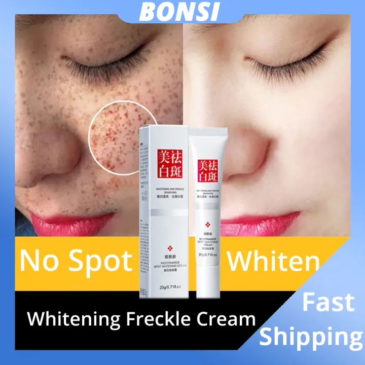 Bonsi 20g Whitening Freckle Cream Effective Freckle Removal Anti-Aging ...