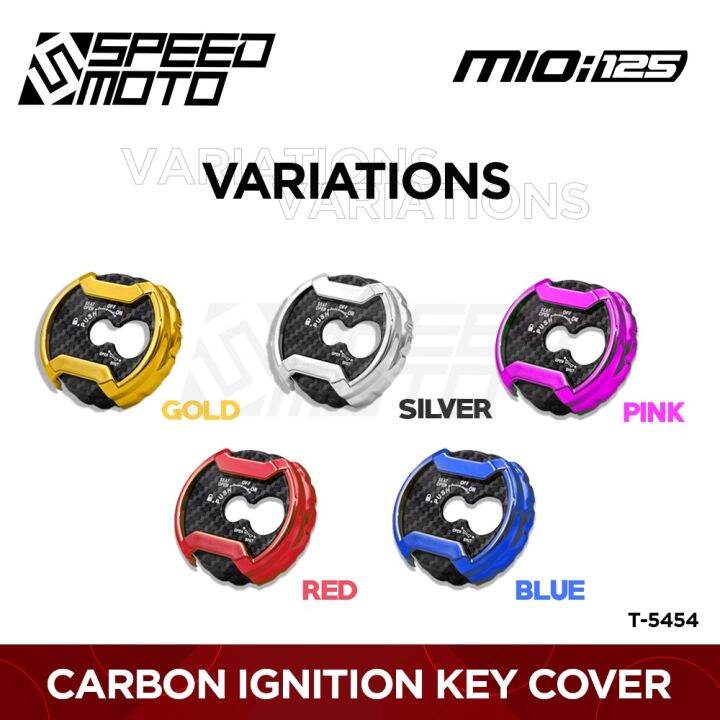 MIO i125 IGNITION SWITCH KEY COVER CARBON T-5454 | Lazada PH