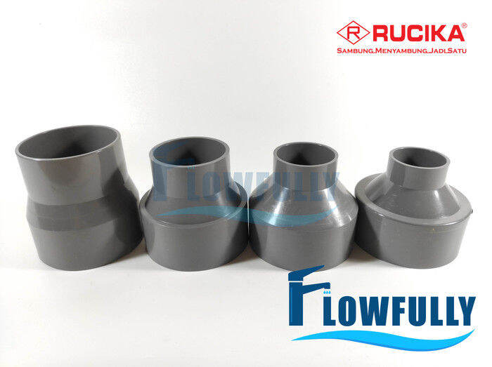 INCREASER D 3 x 1 1/4 inch RUCIKA PVC VERLOP SOK REDUCER DV VLOK SOK ...