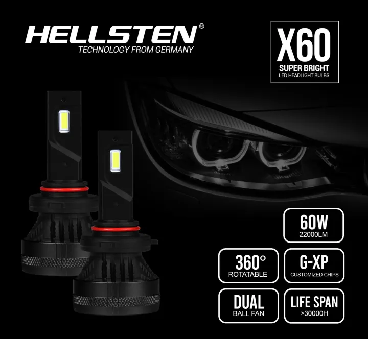 Hellsten X60 Advance LED Headlight Bulbs | Lazada PH