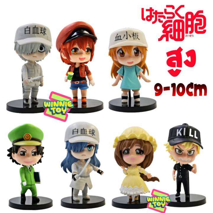 ฟิกเกอร์ โมเดล Figure Model เซลล์ขยันพันธุ์เดือด 7 แบบ Winnietoys