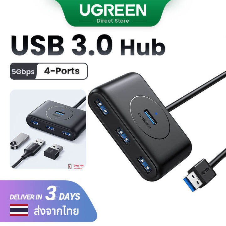 【USB HUB】UGREEN USB 3.0 HUB with 4 USB 3.0 Ports 5Gbps for Mouse ...