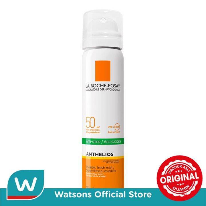 La Roche Posay Anthelios Fresh Mist Spray UVA & UVB SPF 50+ PA ++++ 75ml Oily/ Sensitive Skin ...