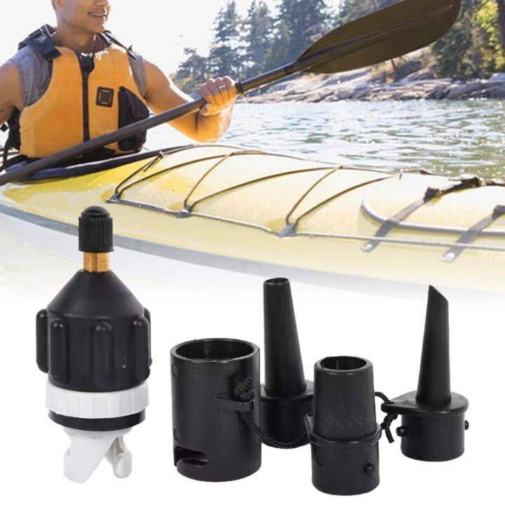 Fenteer 4x Kayak Pump Valve Adapter Conversion for Inflatable Bed ...