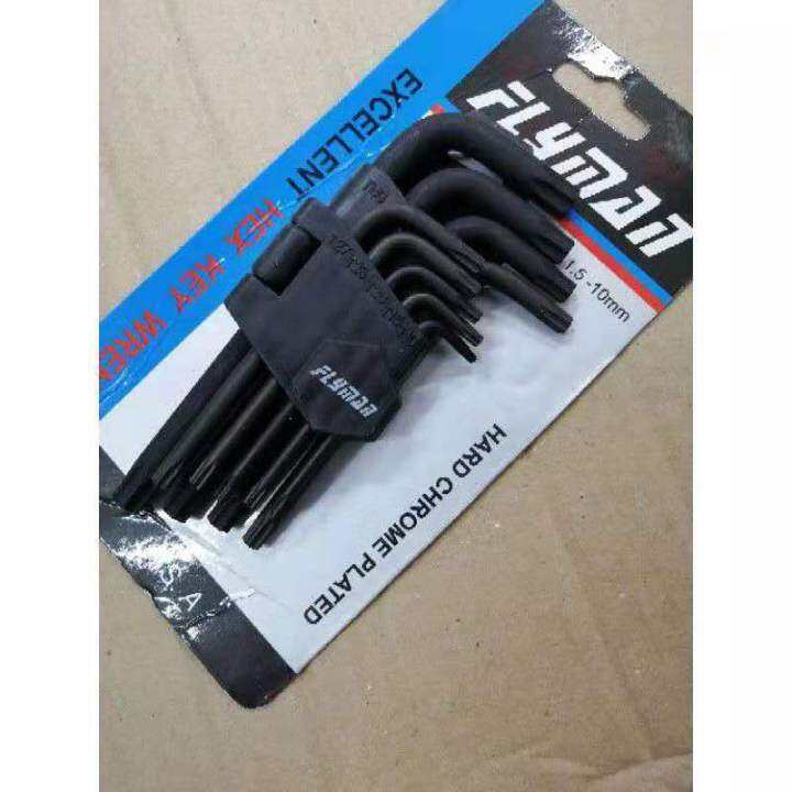 Short Allen wrench universal set Torx socket hexagon socket hexagon ...