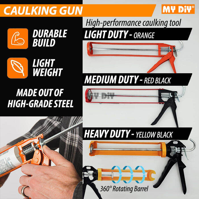 MYDIYHOMEDEPOT - SILICONE GUN SILICONE CAULKING GUN FOR PRESSING INJECT ...