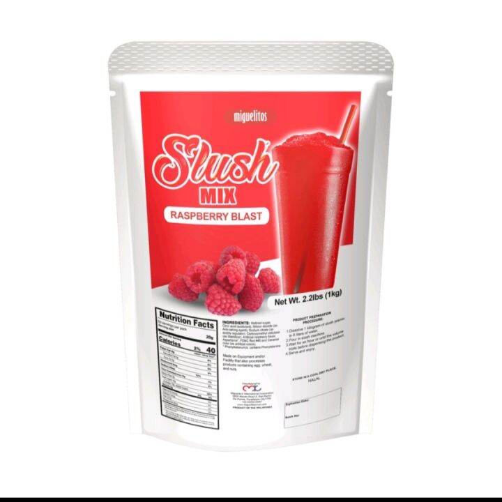 RASPBERRY SLUSH MIX POWDER (SLURPEE) 1KG | Lazada PH