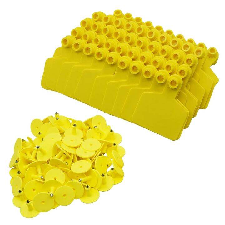 Blank Ear Tags Livestock Ear Tags Cattle Ear Tags for Goats Sheep Pigs ...