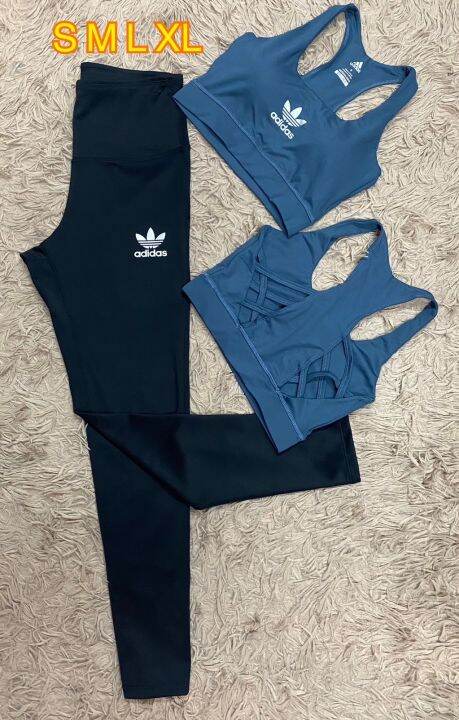 【New Collection】Set 2 ชิ้น - ชุดกีฬา ชุดออกกำลังกายผู้หญิง ทรงสวยใส่สบาย | Lazada.co.th