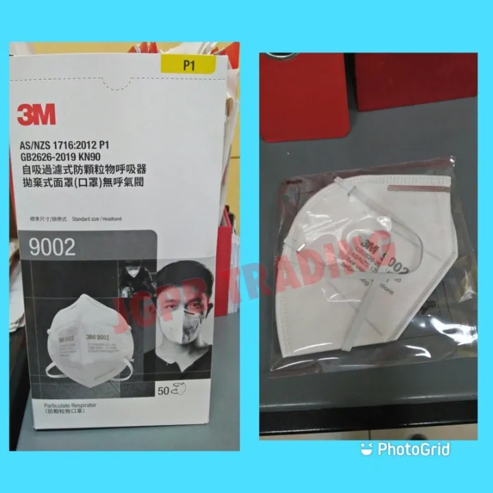 3M 9002 respirator by 50's | Lazada PH