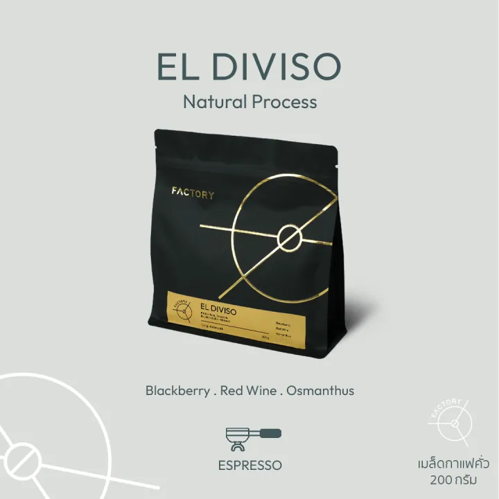 Factory Coffee เมล็ดกาแฟ Colombia - El Diviso "Bourbon Sidra" l Natural ...