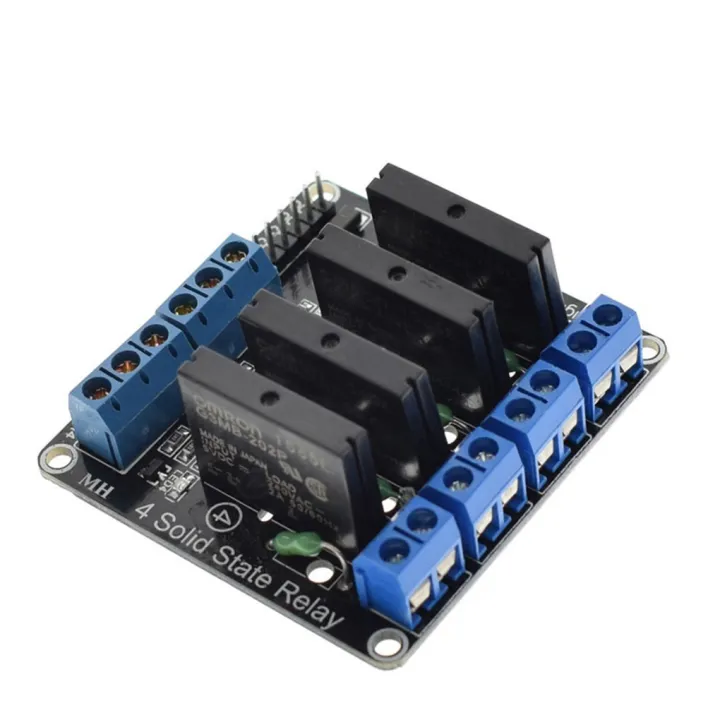 5V DC Solid-state Relay Module 1/2/4 Channel Control Panel Modules 240V ...