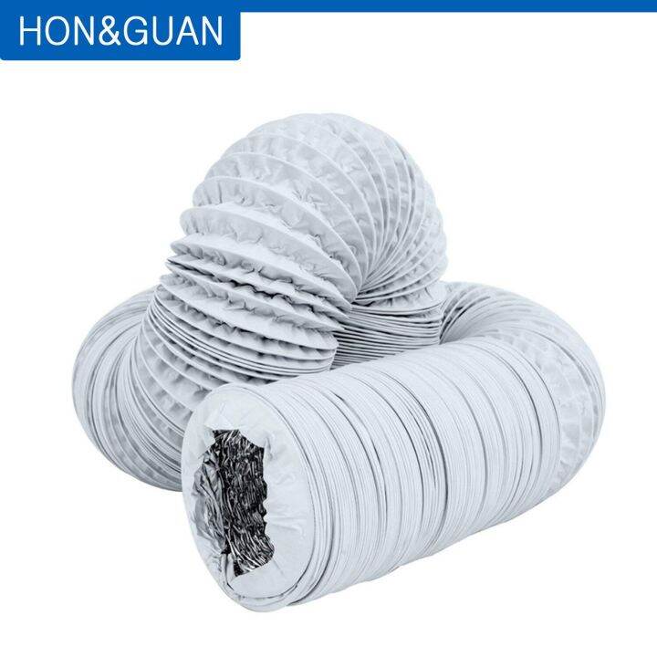 4''~8'' Flexible Aluminium Foil Ducting Hose For Inline Duct Fan Exhaust Extractor Ventilation ...