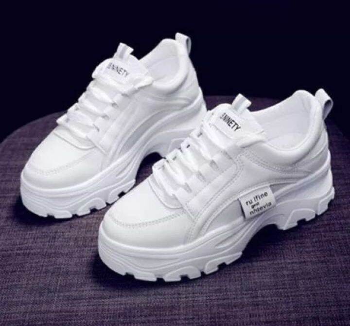 Sepatu Semi Boots Wanita Terbaru Full White S15 | Lazada Indonesia