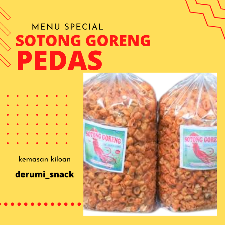Sotong Goreng Kiloan 1kg pedas extra Sotong Goreng Murah Grosir Cemilan ...