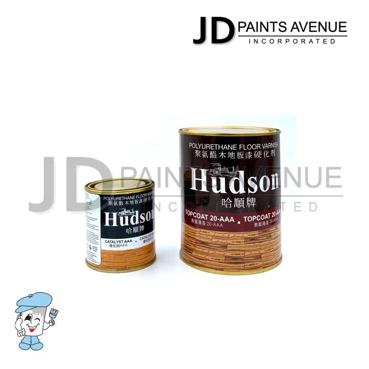 Hudson Poly Urethane Floor Varnish Topcoat w/ catalyst | Lazada PH