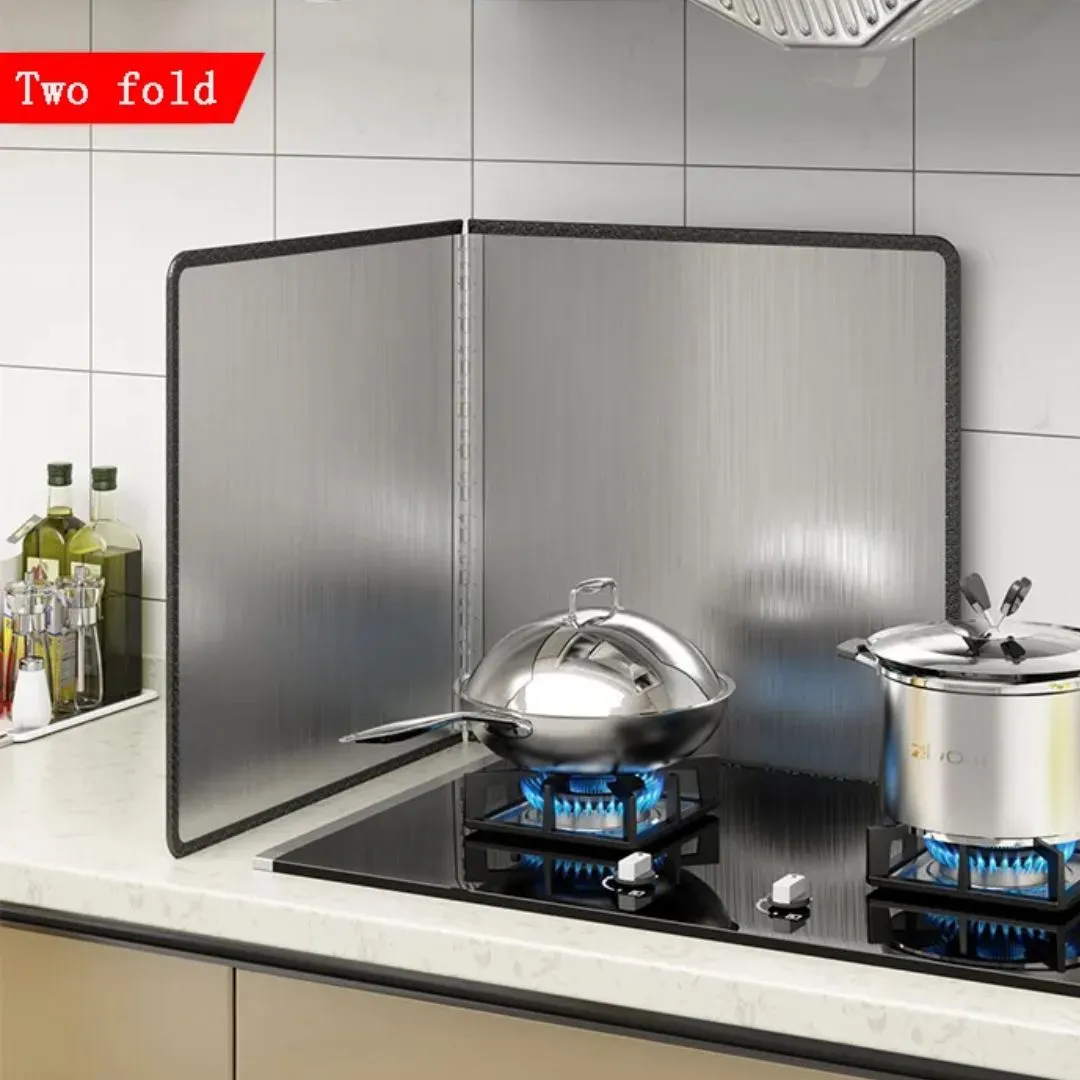 Big&Bouncy hub - Kitchen Gas Stove Baffle Stainless Steel shield for ...