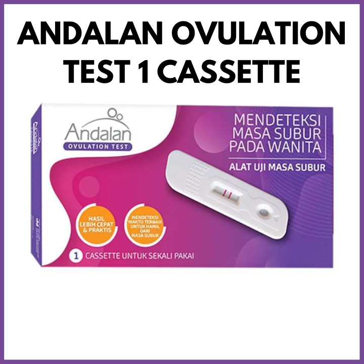 Andalan Ovulation Test Kit 1 Cassette Uji Masa Subur Wanita Akurat ...