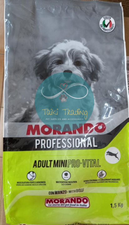 Morando Professional Adult Mini Pro Vital-Beef Dog Food - 1kg | Lazada PH