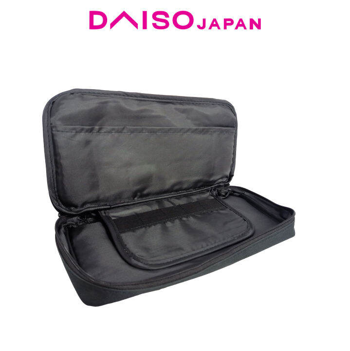 Daiso Black Multi-Slot Pouch | Lazada PH