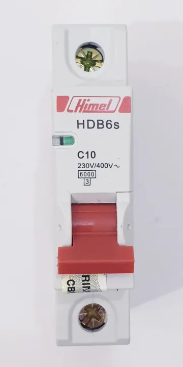 Himel MCB 6A/10A/16A/20A/32A/40A/63A 1P 4.5ka/6ka SIRIM Approved | Lazada