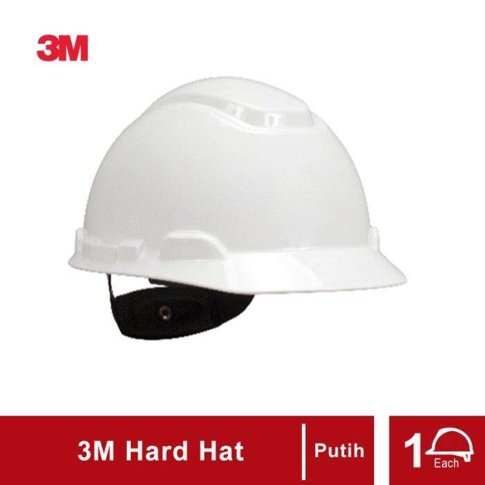 3M H-701R Helmet Hard Hat 4-Point Ratchet Suspension - Helm Proyek ...