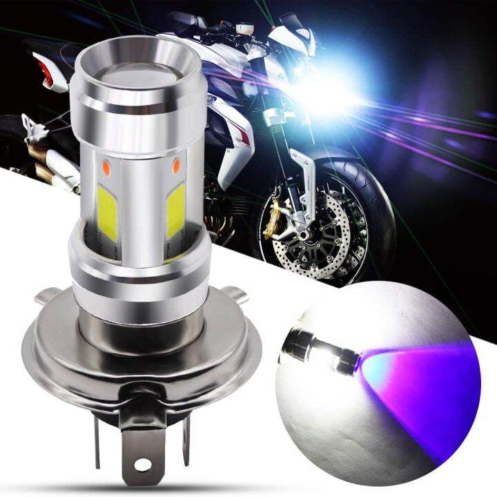 For Yamaha Y15 Honda RS150 H4 Motorcycle LED Headlight Bulb Universal 12W 1200LM DC 9-85V HS1 H4 ...