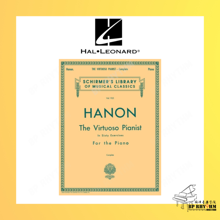 Hanon – Virtuoso Pianist In 60 Exercises – Complete Vol. 925 | Schirmer's Library of Musical ...
