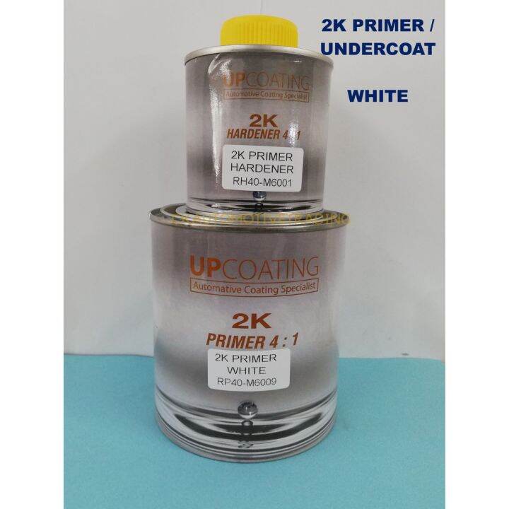 UP COATING 2K PRIMER /UNDERCOAT WHITE WITH HARDENER SET | Lazada