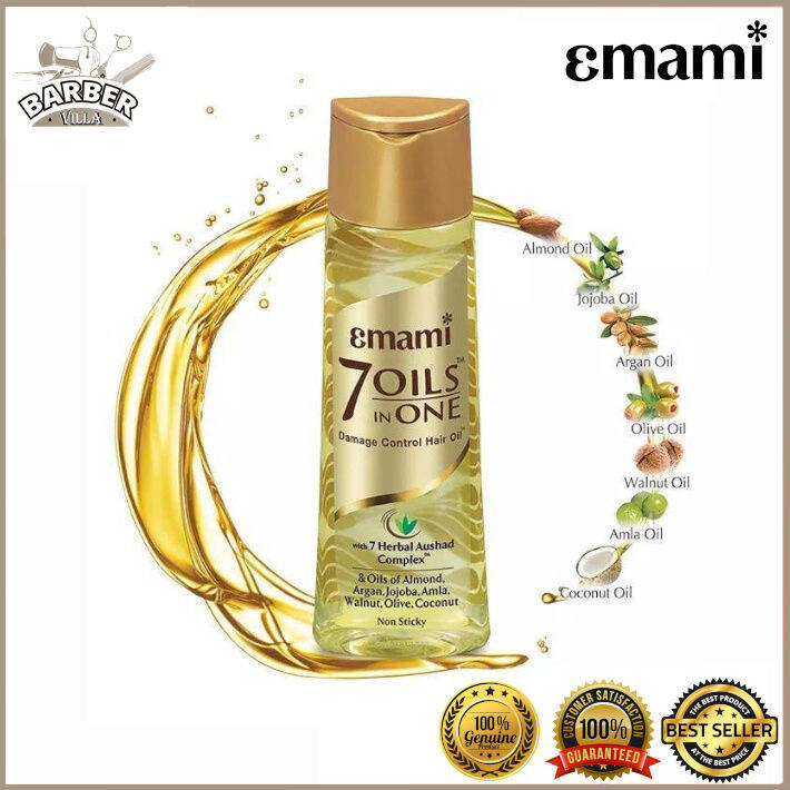 Emami 7 Oils in One Damage Control Hair Oil 100ml/200ml Non Sticky Hair ...