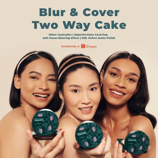 LUXCRIME Blur & Cover Two Way Cake I Luxcrime Blur & Cover Two Way Cake ...