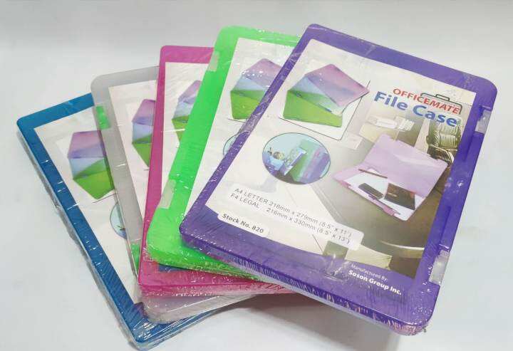 Plastic #820 Document File Case 8"x13" A4 LONG BOND YELLOW PAD Folder ...