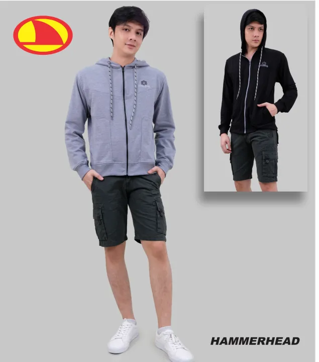 HAMMERHEAD MENS HOODIE JACKET W/ FULL ZIPPER | Lazada PH