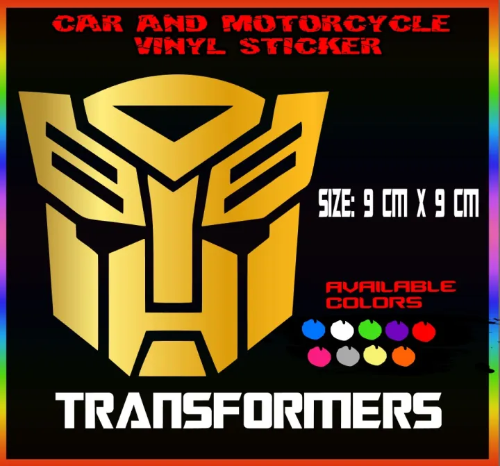 Transformers sticker decals for car and motorcycle sticker | Lazada PH