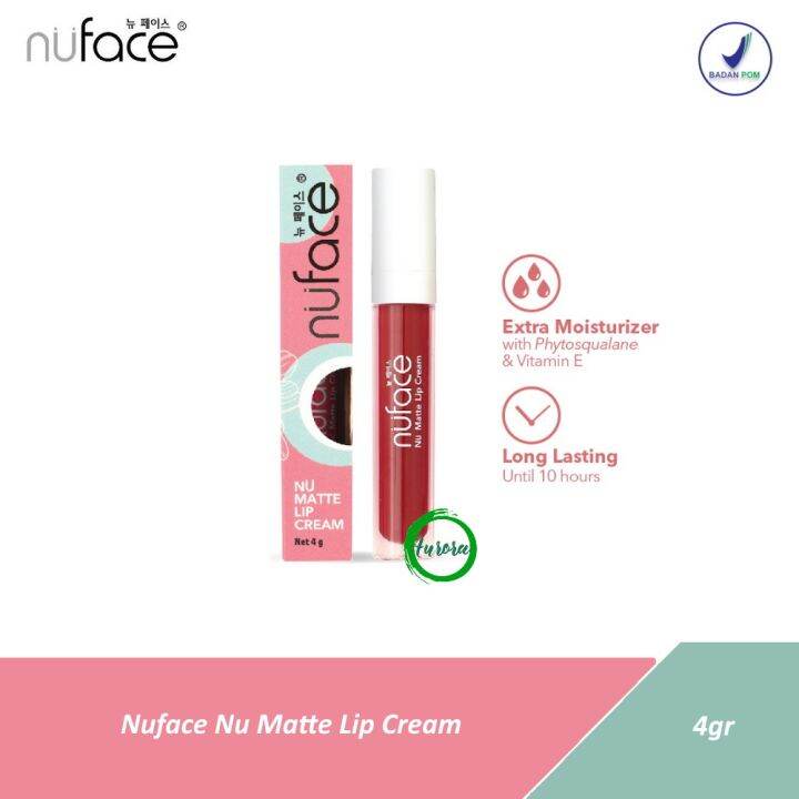 Nuface Nu Matte Lip Cream | Lazada Indonesia