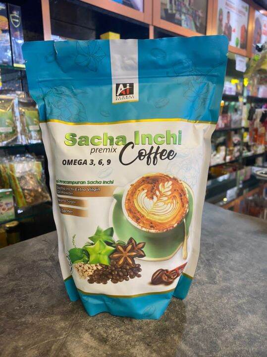 [ FREEGIFT ] SACHA INCHI COFFEE 15 SACHETS x 25G | Lazada