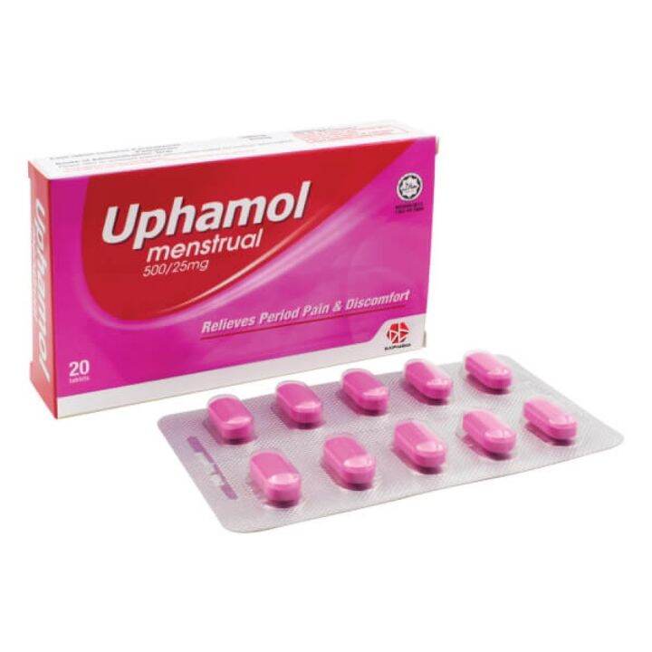 panadol Uphamol Menstrual 50025mg | relieves period pain discomfort (10 ...